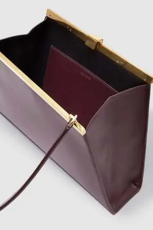 ANINE BING Anine Smooth Leather Bag - Fig