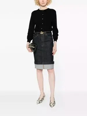 Khaite Kendra Skirt - Blue