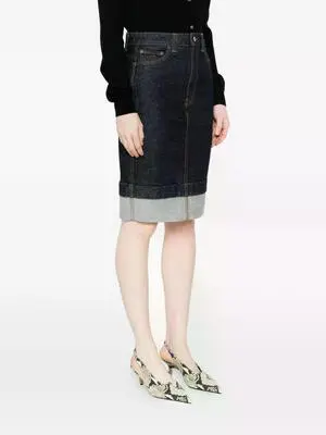 Khaite Kendra Skirt - Blue