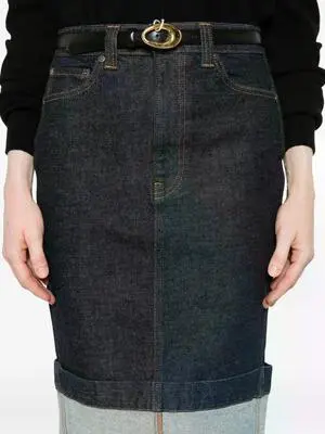 Khaite Kendra Skirt - Blue