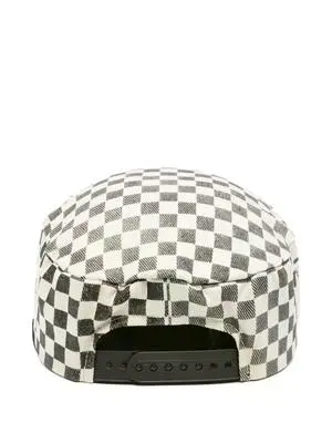 Mihara Yasuhiro Checkerboard Print Cap