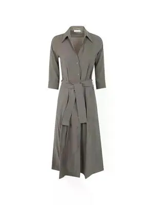 ARCHIVIO '67 Belted Midi Shirt Dress