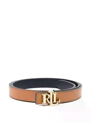 Ralph Lauren Logo-buckle Skinny Belt - Brown