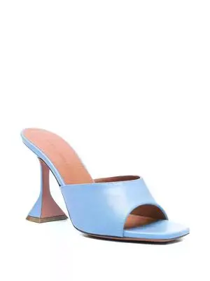 Amina Muaddi Lupita Square Toe Pumps - Blue