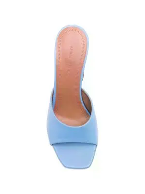 Amina Muaddi Lupita Square Toe Pumps - Blue