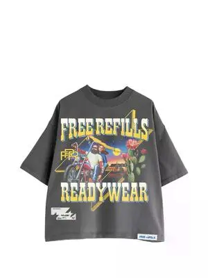 FREE REFILLS Printed T-shirt