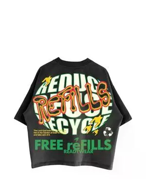 FREE REFILLS Graphic T-shirt - Black