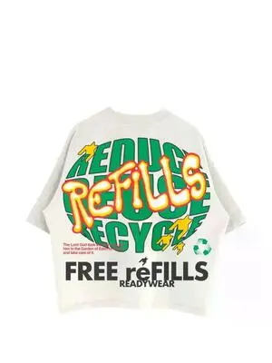 FREE REFILLS Logo Graphic T-shirt - Neutrals