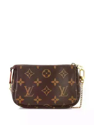LOUIS VUITTON Pochette Accessoires Monogram Canvas Mini Clutch
