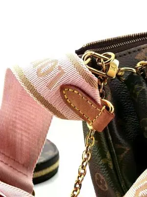 LOUIS VUITTON Multi Pochette Accessoires Monogram Canvas Crossbody Bag - Brown