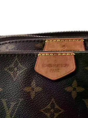 LOUIS VUITTON Multi Pochette Accessoires Monogram Canvas Crossbody Bag - Brown