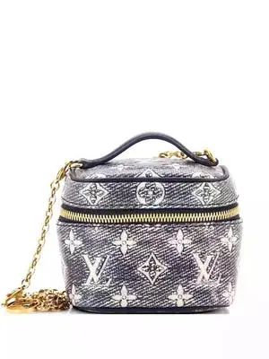 LOUIS VUITTON Vanity Case Monogram Jacquard Canvas Micro Satchel