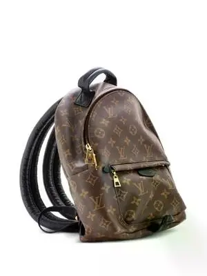 LOUIS VUITTON Palm Springs Monogram Canvas Pm Backpack - Brown