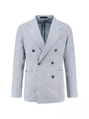 Tagliatore Double-breasted Blazer - Blue