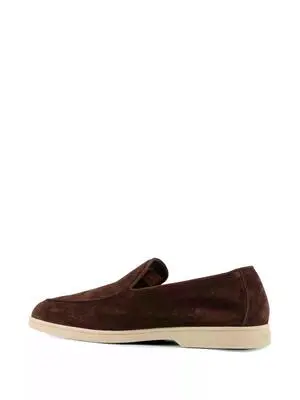 DOUCAL'S Embossed Stitching Loafers