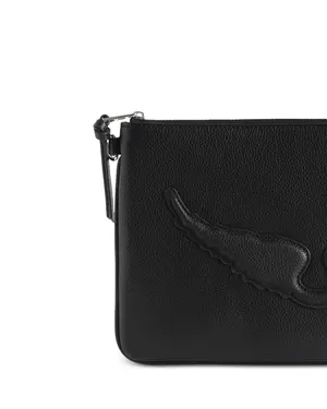 Zadig&Voltaire Angel Leather Pouch - Black