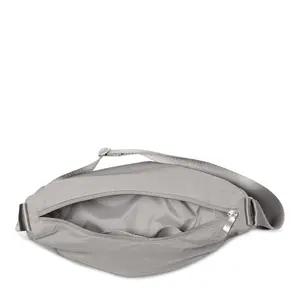 BAGGALLINI Swift Crescent Crossbody Bag - B-lite Silver Sand