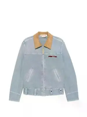Marni Contrast-collar Zip-front Jacket