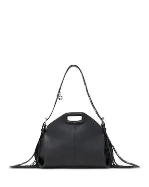 Maje Miss M Leather Crossbody Bag