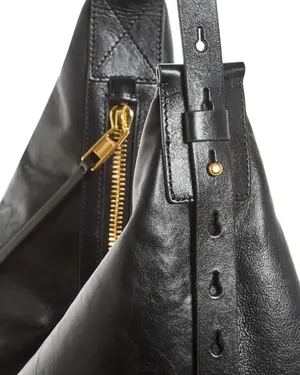 Moschino Leather Hobo Shoulder Bag