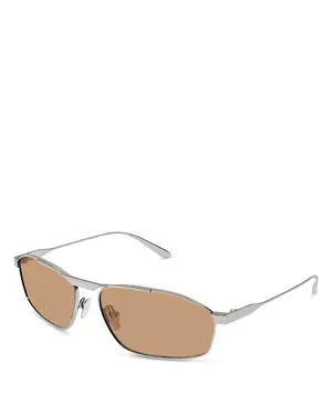 Balenciaga Pilot Sunglasses, 63mm - Rutenium