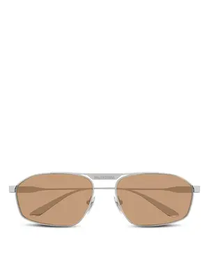Balenciaga Pilot Sunglasses, 63mm