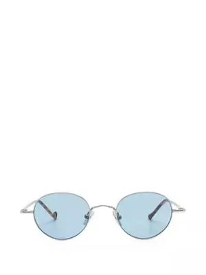 EYEPETIZER Oval Frame Sunglasses - Silver