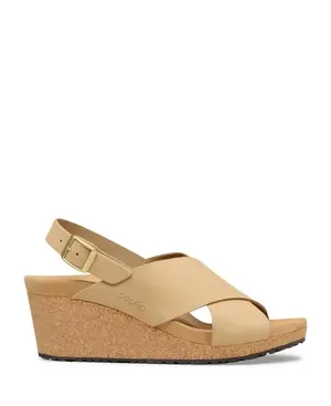 BIRKENSTOCK Samira Wedge Sandals - Sandcastle