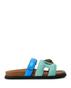 Kurt Geiger Eagle Cutout Sandals - Open Blue