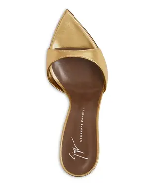 GIUSEPPE ZANOTTI Intriigo Slide Sandals - Oro