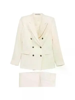 Tagliatore Double-breasted Evening Suit - Neutrals