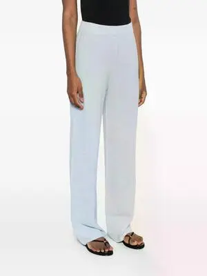Fabiana Filippi Wide-leg Knit Trousers - Blue