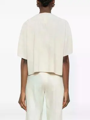 Fabiana Filippi Shimmer Effect Short Sleeve Sweater