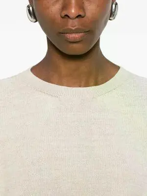 Fabiana Filippi Shimmer Effect Short Sleeve Sweater
