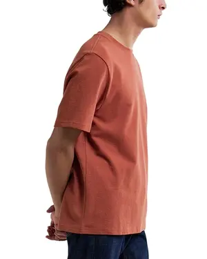 WAX LONDON Dean Crewneck T-shirt - Rust