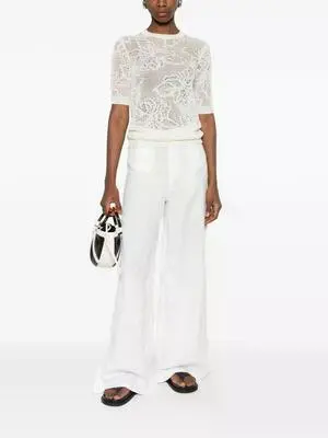 Fabiana Filippi Openwork Sparkle T-shirt
