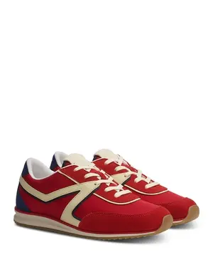 Rag & Bone Retro Trainer Sneakers - Red