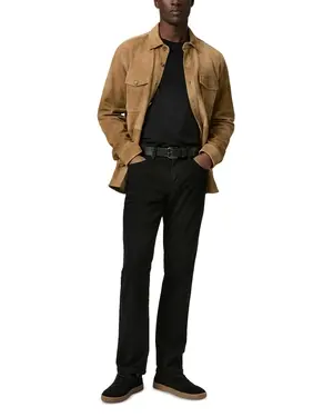 Paige Normandie Straight Leg Jeans - Black Shadow