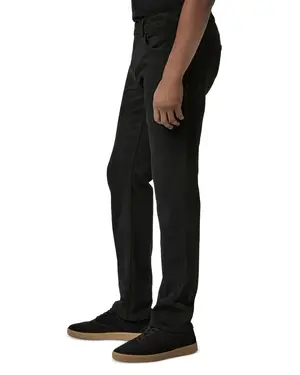 Paige Normandie Straight Leg Jeans - Black Shadow