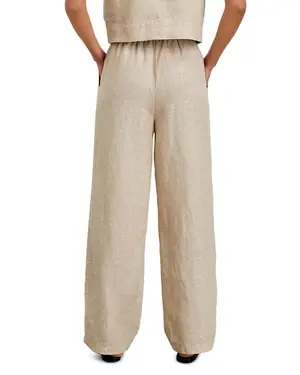 Rails Emmie Linen Drawstring Pants - Heathered Flax