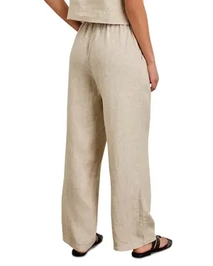 Rails Emmie Linen Drawstring Pants - Heathered Flax