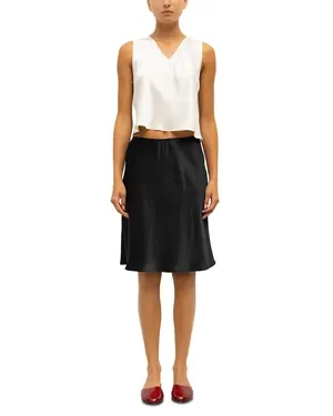 LESET Barb V-neck Shell - Creme