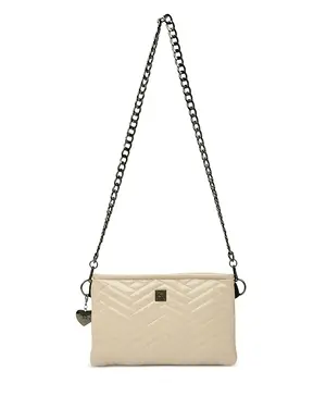 THINK ROYLN Small Quilted Crossbody - Blonde