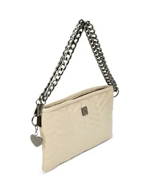 THINK ROYLN Small Quilted Crossbody - Blonde