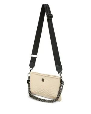 THINK ROYLN Small Quilted Crossbody - Blonde