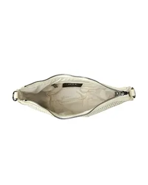 THINK ROYLN Posh Cut Out Leather Shoulder Bag - Cream Web