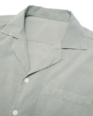 ALEX CRANE Air Cotton Camp Shirt - Riverstone