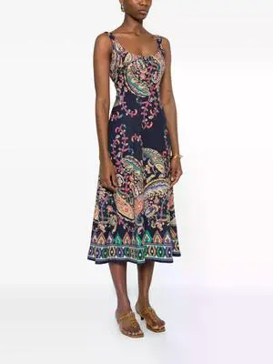 Etro Paisley Print A-line Dress
