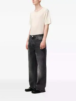 AMI Paris Wide Leg Jeans