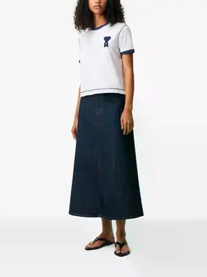 AMI Paris De Coeur Crochet Patch T-shirt